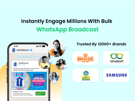 Send Bulk WhatsApp Broadcast Messages to multiple contacts