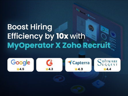 MyOperator & Zoho Recruit to Boost Your Hiring Efficiency
